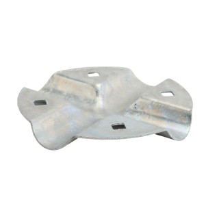 4 Way Connector Bracket Bolt on Bracket for 1 3/8" x 1 3/8" Round Post ...