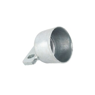 Chain Link 2 1/2" [2 3/8" OD] 2 Hole Brace Rail End Cup - End Rail ...