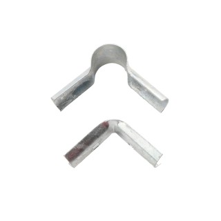 Chain Link 2" (1 7/8" OD) Post x 1 3/8" Rail - Corner Line Rail Clamp ...