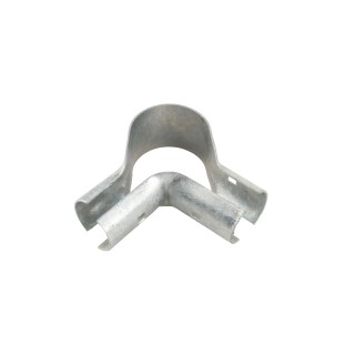 Chain Link 3" [2 7/8" OD] Post x 1 5/8" Rail - Corner Line Rail Clamp ...