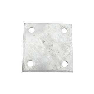 Chain Link 3/8" x 6" x 6" Weldable Surface Mount Floor Flange - Base ...
