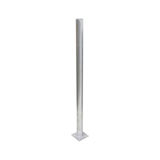 Chain Link Fence Heavy Duty Surface Mounting Post 2" [1 7/8" OD] Round ...