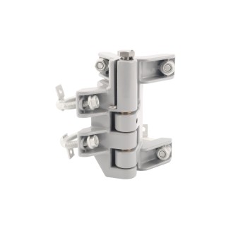 Chain Link Gray Self-Closing Spring Universal Gate Hinge (1 3/8" / 1 5/ ...