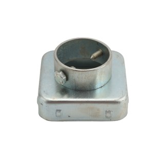 Vinyl Fence Steel No Dig Donuts for 4" x 4" Vinyl Posts and 2" (1 7/8 ...