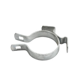 Chain Link 2 1/2" [2 3/8" OD] Clamp-On Post Keeper Bracket Spring Gate ...