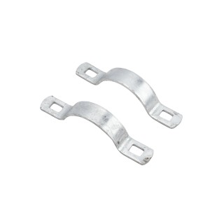 Chain Link 2 1/2" [2 3/8" OD] Two-Way Brace Band - 180 Degree Rail End ...