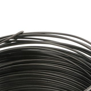 Chain Link Fence Black Utility Tension Wire [8 Gauge] (Vinyl Coated ...