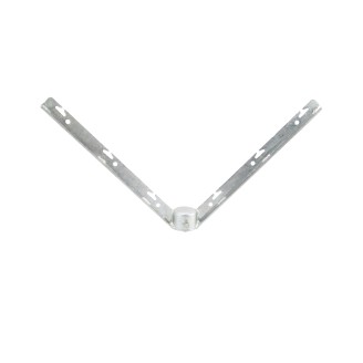 Chain Link 2 1/2" [2 3/8" OD] Corner Post 3-Strand 45 Degree Barb Wire ...