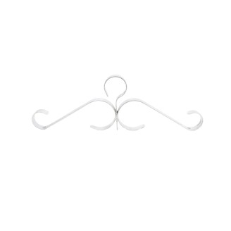 Chain Link 1-Piece 18" Long Gate Scroll - Decorative Gate Topper ...