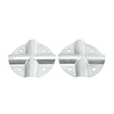 4 Way Connector Bracket Bolt on Bracket for 1 3/8" x 1 3/8" Round Post ...