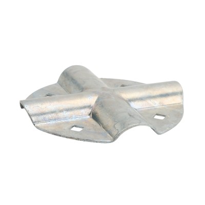 4 Way Connector Bracket Bolt on Bracket for 1 3/8" x 1 3/8" Round Post ...