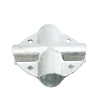 4 Way Connector Bracket Bolt on Bracket for 1 5/8" x 1 5/8" Round Post ...