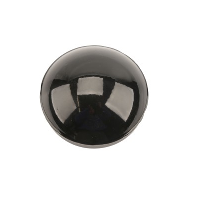 Chain Link Fence 4" Round Dome External Fence Black Post Cap (Die Cast ...