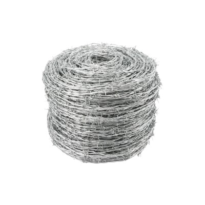 Chain Link 1320' 4-Point Barbed Wire Roll w/ 5" Coil Spacing - Class 3 ...