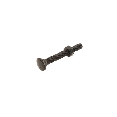 Chain Link 3/8" x 3" Carriage Bolt & Nut (HDG & Powder Coated Black ...