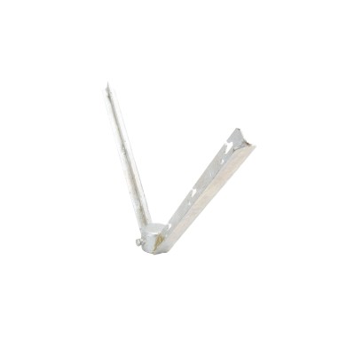 Chain Link 2 1/2" [2 3/8" OD] Corner Post 6-Strand 45 Degree Barb Wire ...
