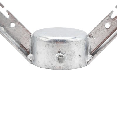 Chain Link 4" Post Corner 6-Strand 45° Barb Wire Arm - V-Barb Arm ...