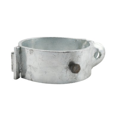 6 5/8" (6 5/8" OD) Industrial Round Post Collar Hinge - Hook & Eye ...