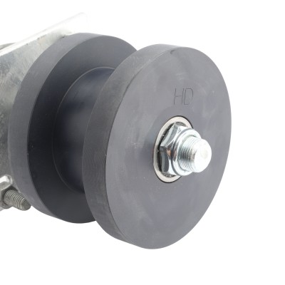 4" Square Post x 2" Square Gate Frame Nylon Cantilever Roller for Chain ...