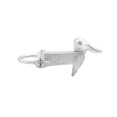 Chain Link 1 5/8" or 2" [1 7/8" OD] Duckbill Gate Holdback - Gate Open ...