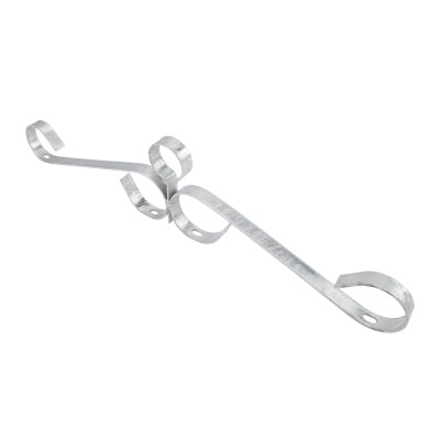 Chain Link 3-Piece 24" Long [12 Gauge] Gate Scroll - Decorative Gate ...