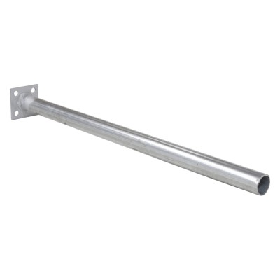 Chain Link Fence Heavy Duty Surface Mounting Post 2" [1 7/8" OD] Round ...