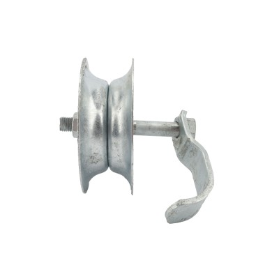 Chain Link Heavy Duty 1 5/8" Gate Pipe Track Safety Roller w/ Sealed ...