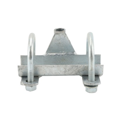 Chain Link Heavy Duty Track Wheel Bracket 2 U Bolts for (1 5/8 or 1 7/8 ...