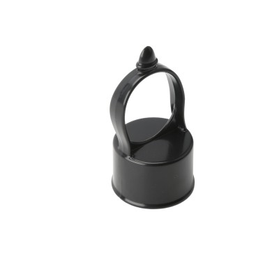 Chain Link 1 5/8" [1 5/8" OD] x 1 3/8" [1 3/8" OD] Black Top Rail Eye ...