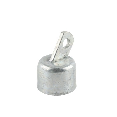 Chain Link 2" [1 7/8" OD] Offset Rail End Cup - End Rail (Pressed Steel ...