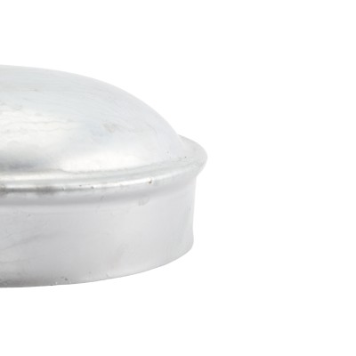 Chain Link Fence 6 5/8" Round Dome External Fence Post Cap (Pressed Steel) | Chain Link Fittings