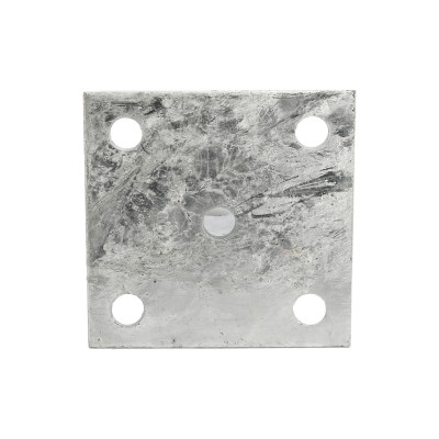Chain Link Fence 2 1/2" (Fits 2 3/8" OD) Post Floor Flanges - Pressed ...