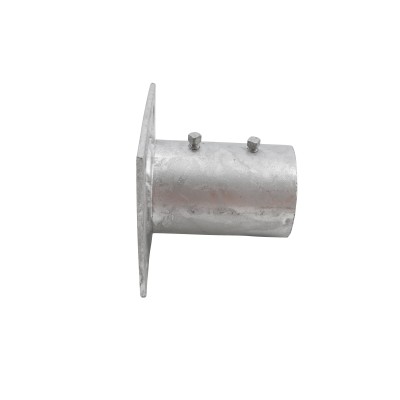 Chain Link Fence 3" (Fits 2 7/8" OD) Post Floor Flanges - Pressed Steel ...