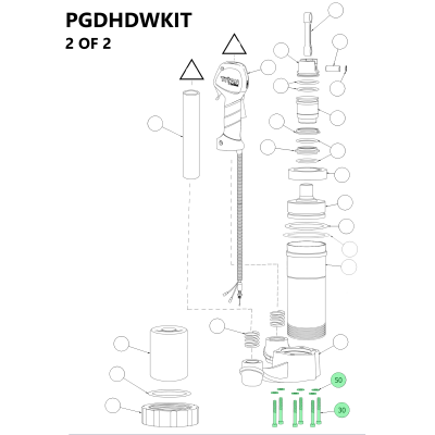 Titan Post Drivers Hardware Kit, Contractor/X Series - PGDHDWKIT ...