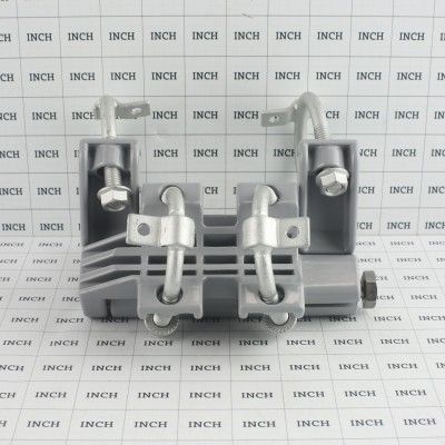 Chain Link Gray Self-Closing Spring Universal Gate Hinge (1 3/8" / 1 5/ ...