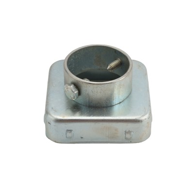 Vinyl Fence Steel No Dig Donuts for 4" x 4" Vinyl Posts and 2" (1 7/8 ...