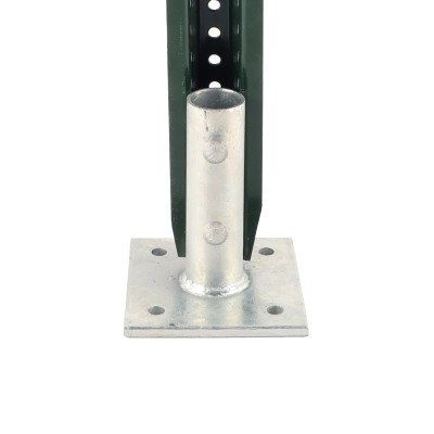 U-Channel Post Anchor Sign Post Floor Anchor Flange Sign Post Mounting ...