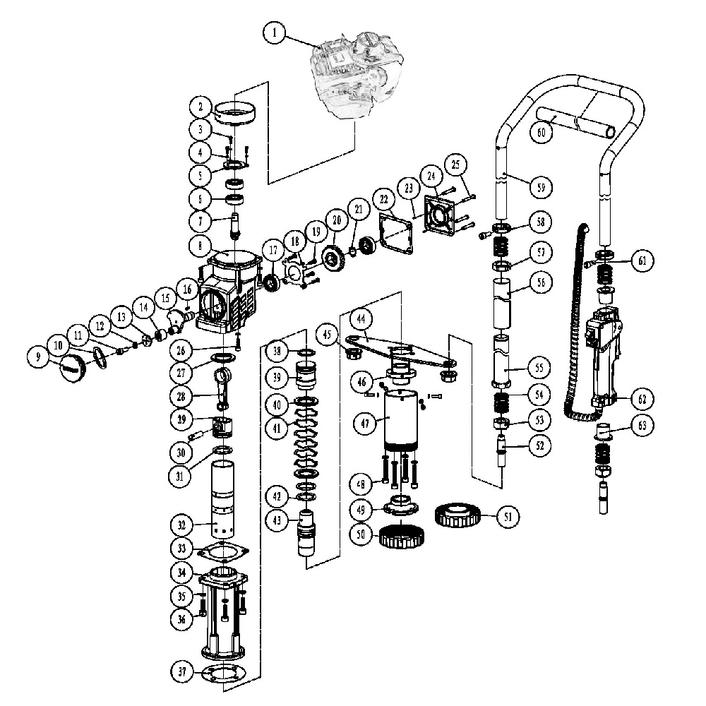 Titan PGD2875 Post Driver Replacement Parts - Titan Post Driver Parts ...
