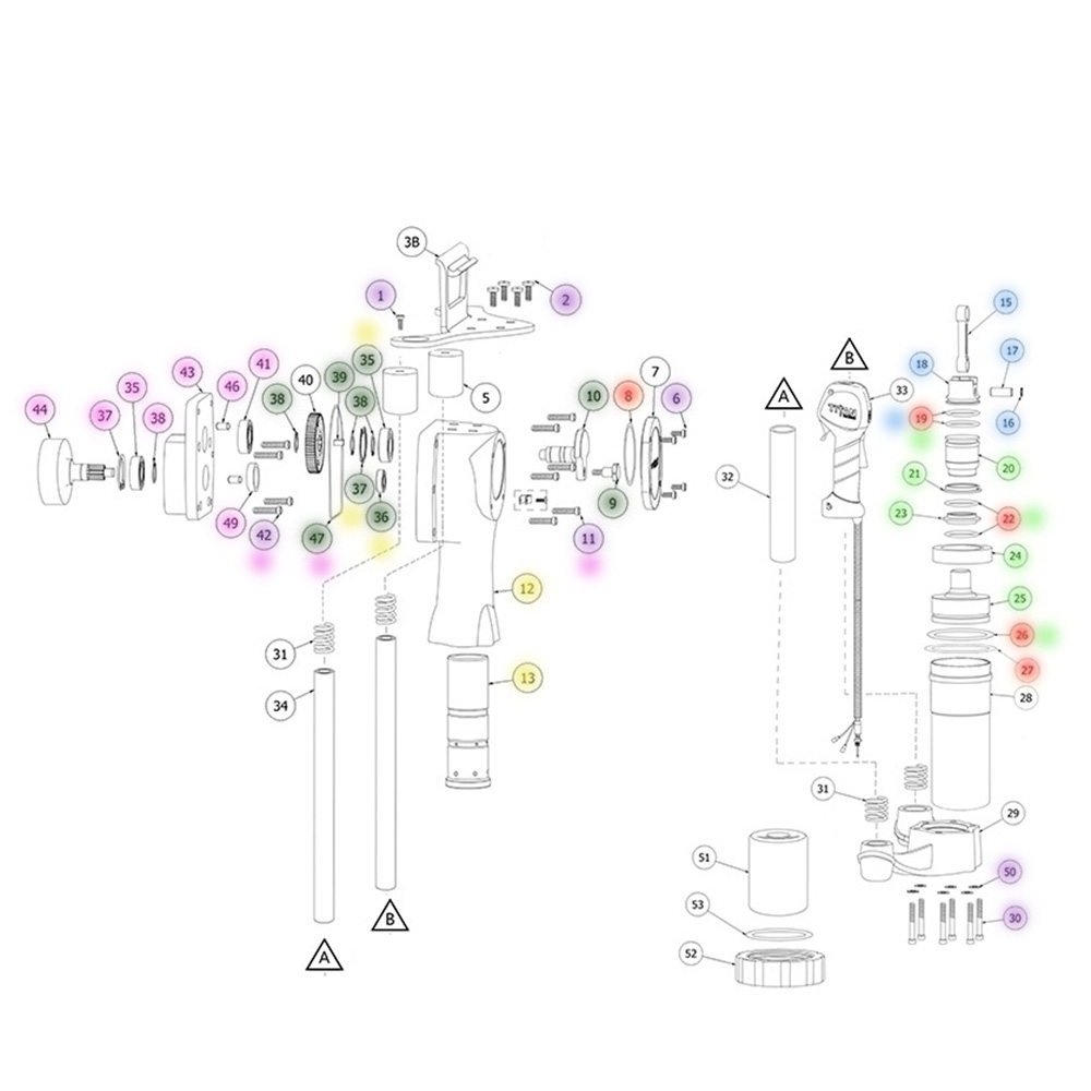 Titan PGD3200XPM Post Driver Replacement Parts - Titan Post Driver ...